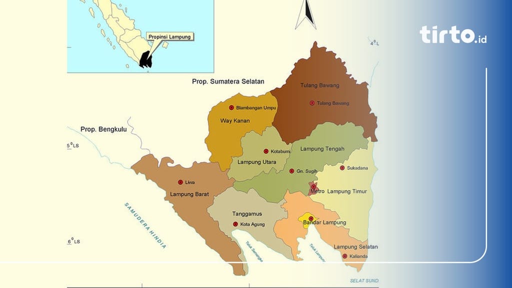Profil Provinsi Lampung: Sejarah, Geografis, Demografis, & Peta