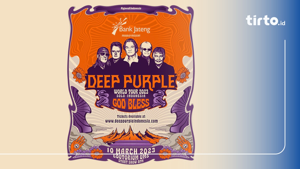 Alur Penukaran Tiket Konser Deep Purple World Tour 2023 di Solo