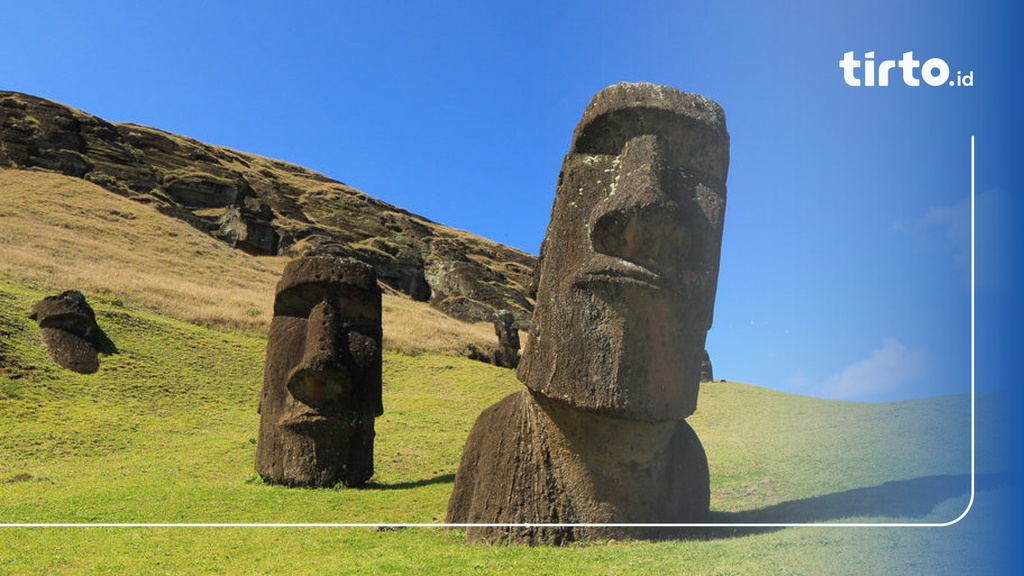 Fakta Patung Moai di Pulau Paskah yang Jadi Emoji Populer Gen-Z