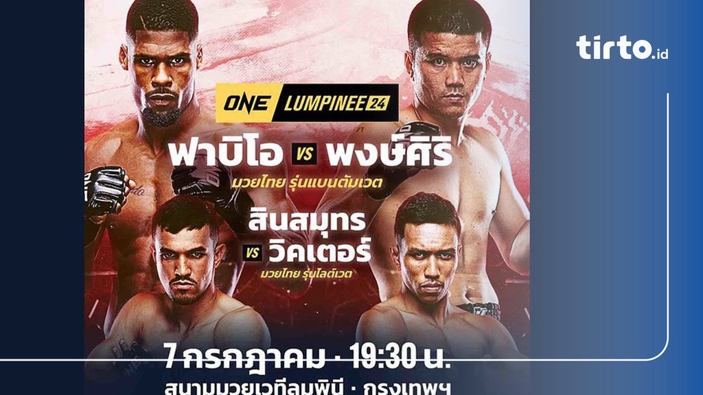 Jadwal ONE Friday Fight 24 & Jam Tayang NET TV Jumat 7 Juli 2023
