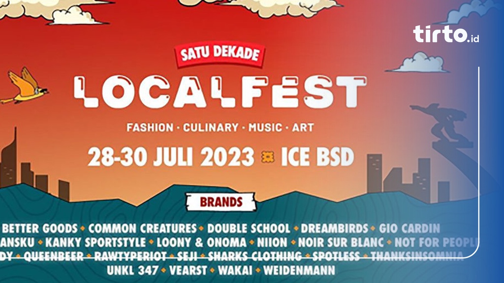 Rundown Localfest 28-30 Juli 2023 dan Denah Venue ICE BSD