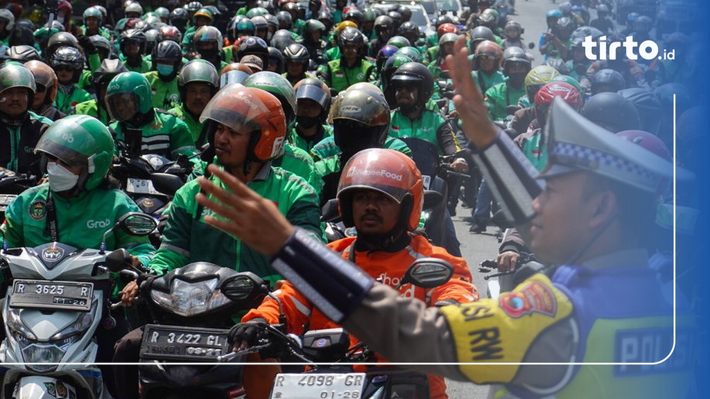Massa Buruh di Yogya Gelar Aksi Dukung Demo Ojol Hari Ini