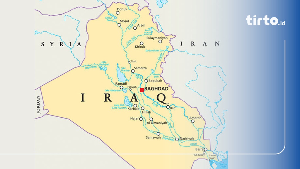 Profil Negara Irak, Letak Geografis, Agama, dan Peta Wilayah