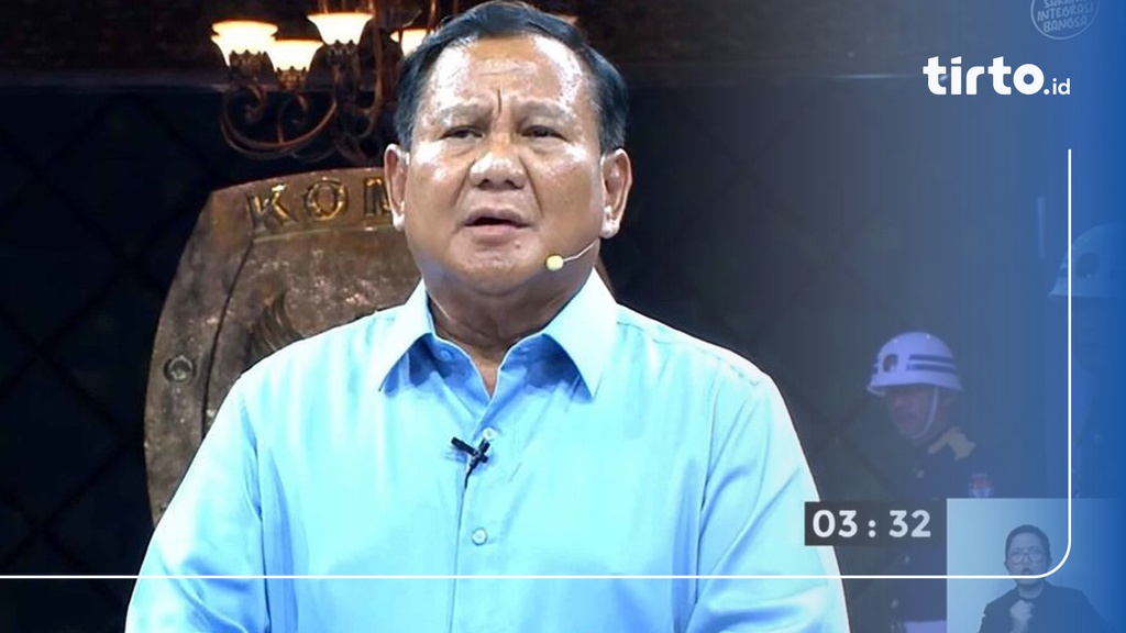 Sampaikan Visi Misi-Prabowo: Pemimpin Itu Ing Ngarso Sung Tulodo