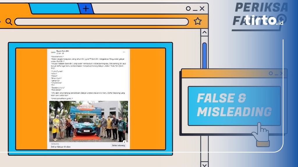Ada Penipuan Berkedok Program Gebyar Undian Pesta Poin BNI