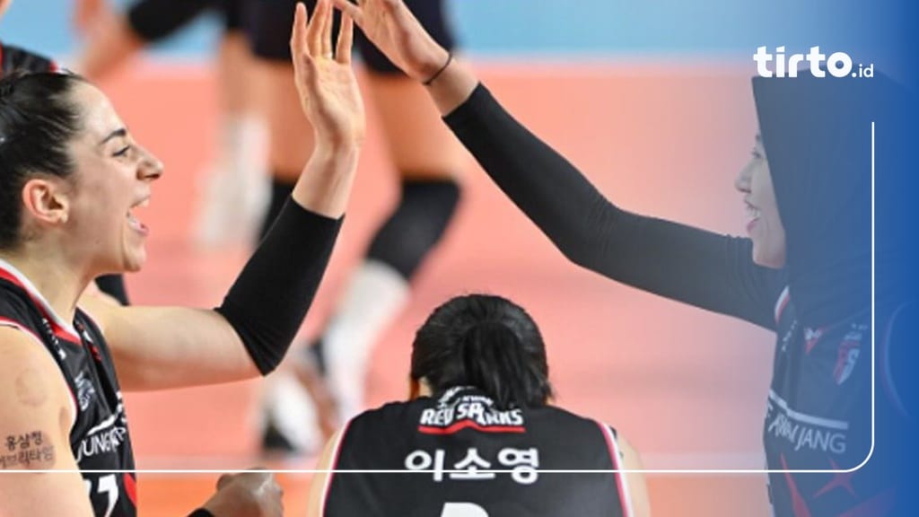 Live Streaming Red Spark vs Pink Spider Leg 2 Playoff Voli Korea