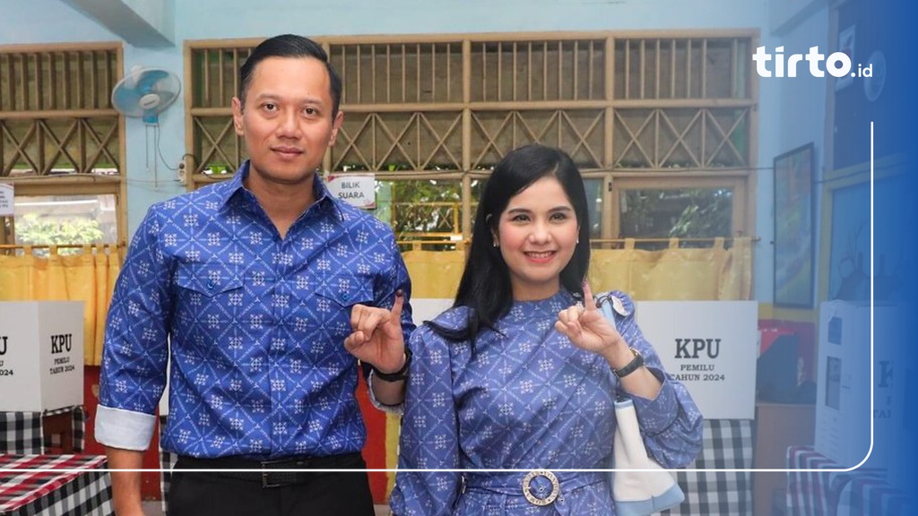 Nyoblos di TPS Cipete, AHY: Ini yang Kita Tunggu-Tunggu