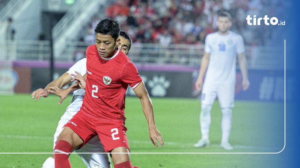 Hasil Timnas U23 Indonesia vs Irak Babak Pertama Skor 1-1