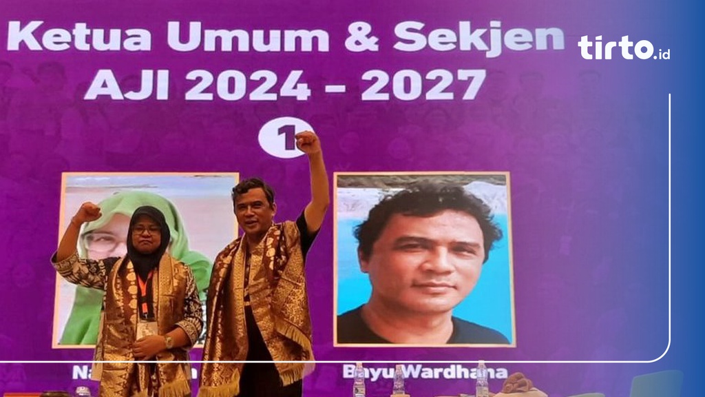 Nani Afrida-Bayu Wardhana Pimpin AJI Indonesia 2024-2027