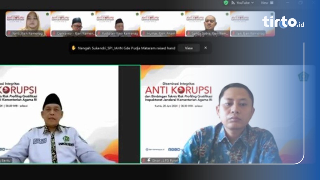 Itjen Kemenag Bentuk 658 Unit Pengendali Gratifikasi