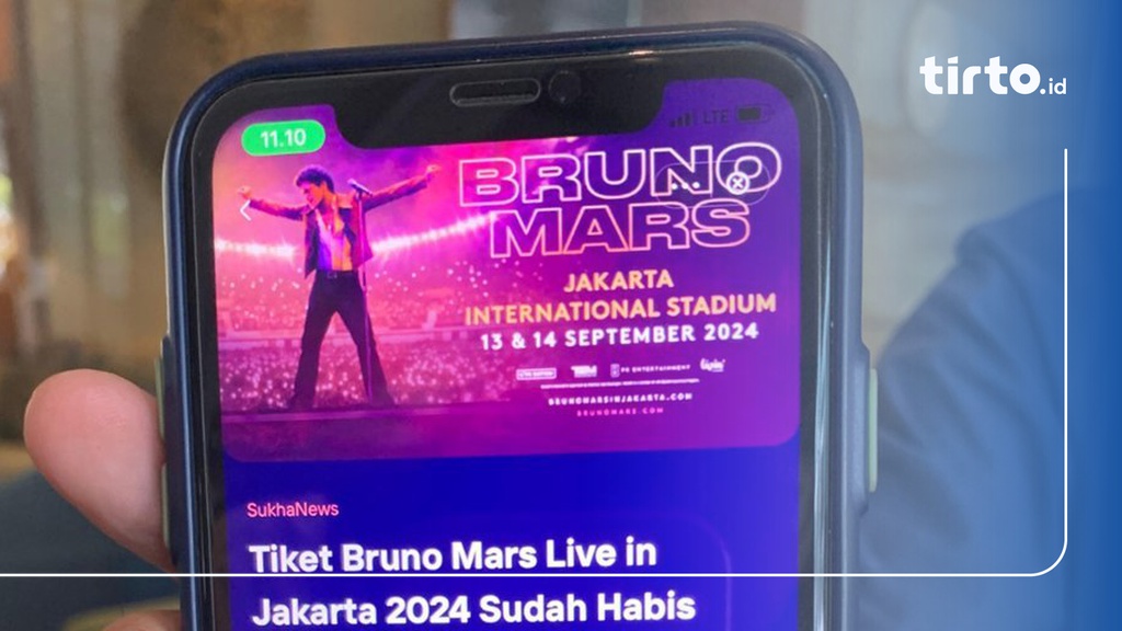 95.000 Tiket Bruno Mars Ludes Terjual di Livin' by Mandiri