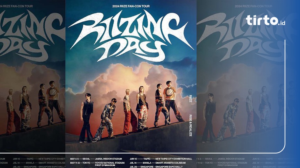 Rundown Konser Riize Jakarta 2024, Jam Open Gate, dan Venue Map