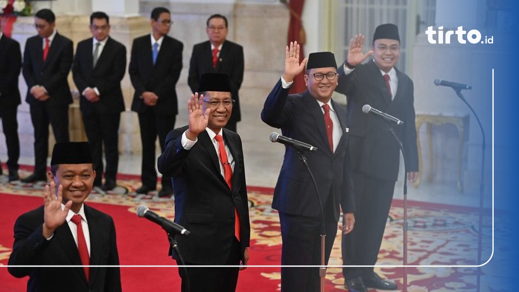 Jokowi Lantik 3 Menteri Baru Jelang Akhir Masa Kepresidenannya