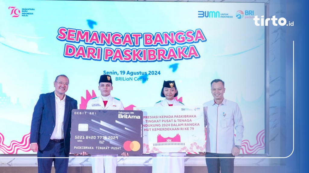 Beasiswa BRI untuk Paskibraka Tingkat Pusat di HUT RI ke-79