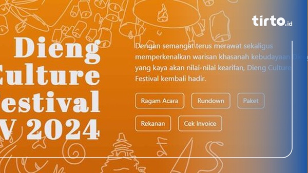 Rundown Dieng Culture Festival 2024 dan Info Harga Tiket