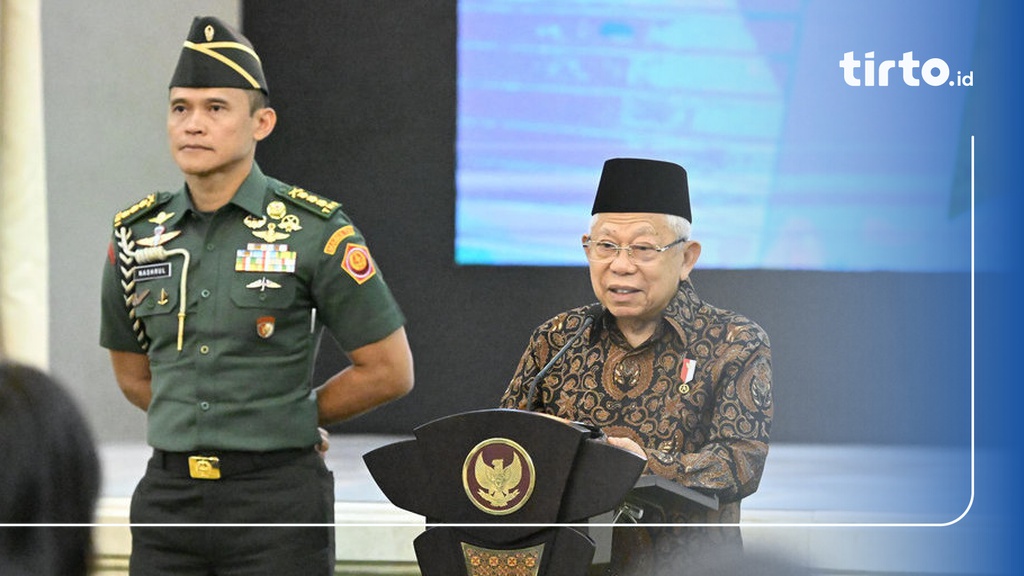 Momen Ma'ruf Amin Pamit saat Pimpin Rapat Pengentasan Kemiskinan