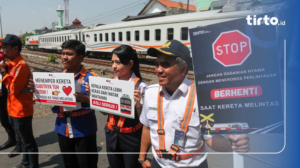Daftar Titik Perlintasan Kereta Api Berbahaya yang Ditutup KAI