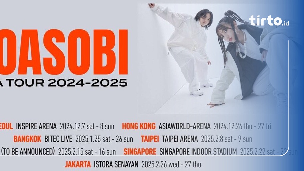 Link Tiket Konser Yoasobi di Jakarta 2025 dan Daftar Harganya