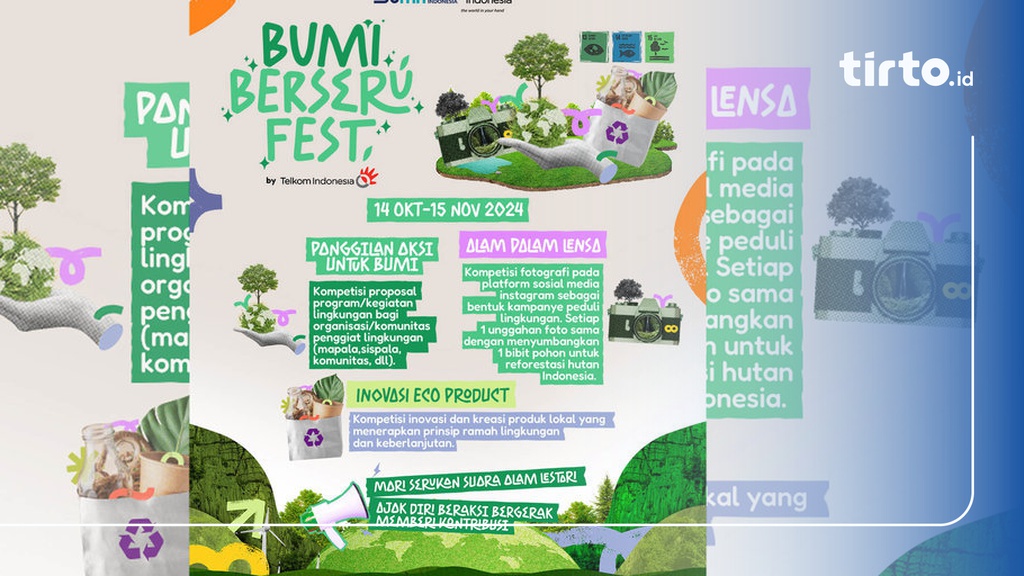 Telkom Ajak Lestarikan Lingkungan Melalui Bumi Berseru Fest