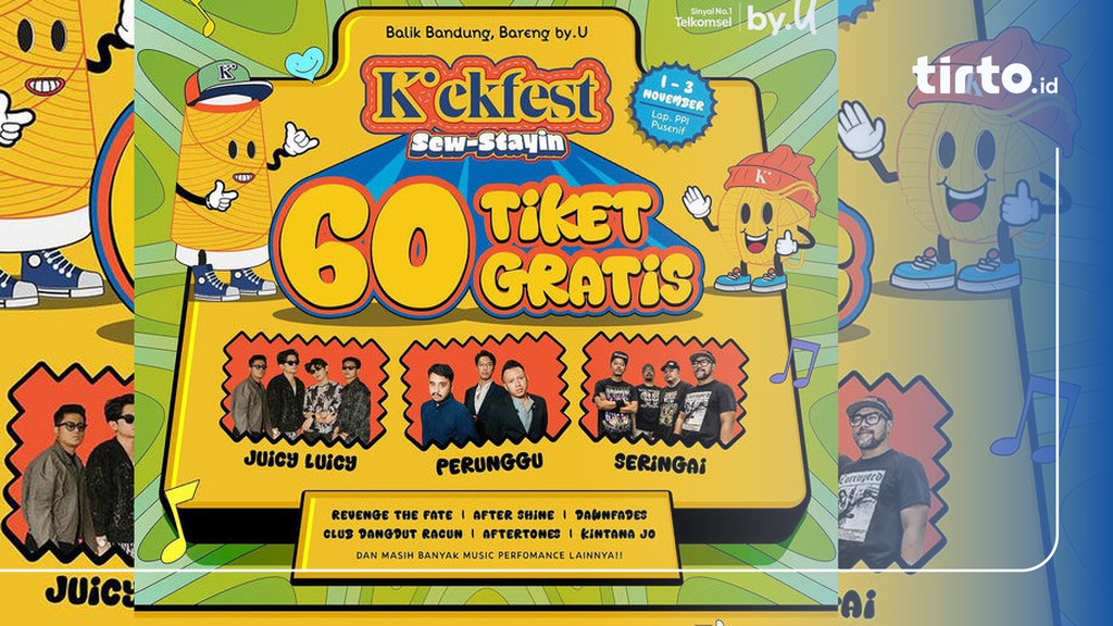 Link Tiket Kickfest Bandung 2024, Jadwal, Lokasi, dan Line Up