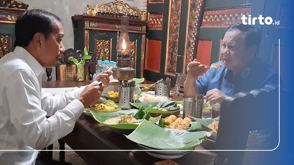 Makan Malam di Solo, Jokowi & Prabowo Rahasiakan Obrolannya