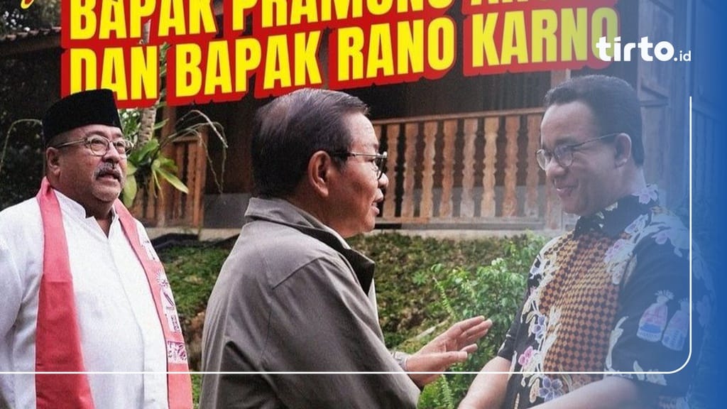 Pramono-Rano Karno Temui Anies Baswedan di Pendopo Lebak Bulus