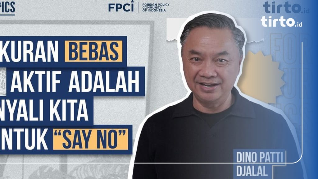 Dino Patti Djalal Bicara Kebijakan Politik Luar Negeri Prabowo