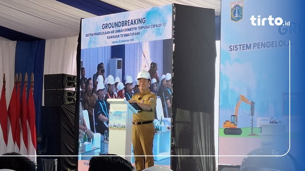 Teguh Setyabudi Resmikan Pembangunan SPALD-T TB Simatupang