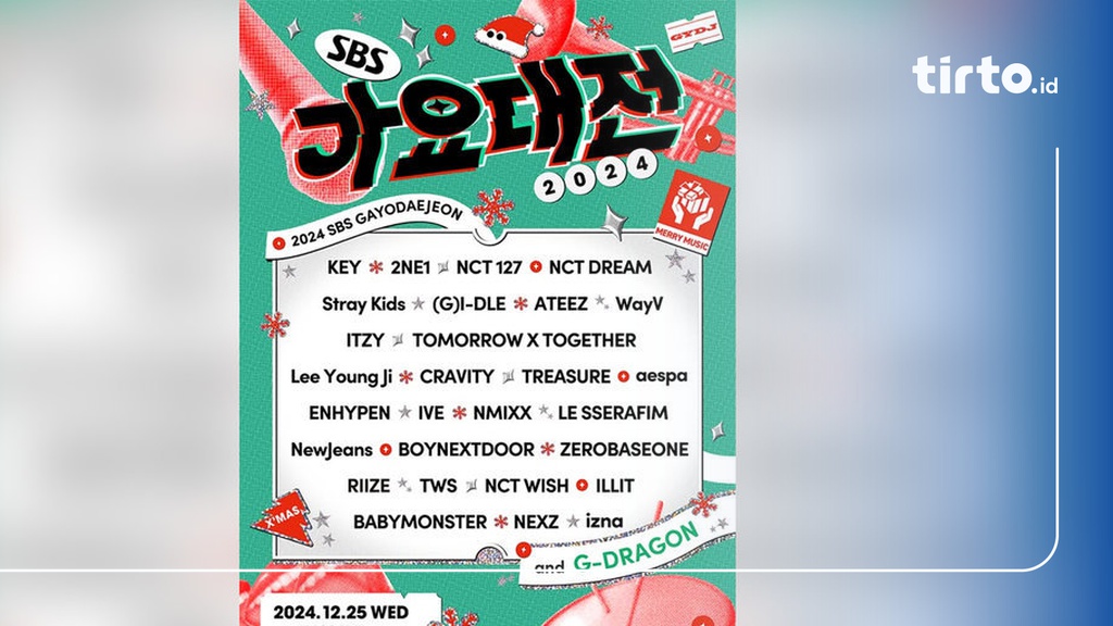 Link Streaming SBS Gayo Daejeon 2024, Line Up, dan Cara Nonton