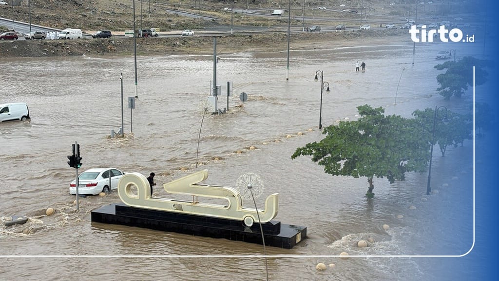 Info Banjir Arab Saudi Hari Ini dan Kondisi Makkah-Madinah