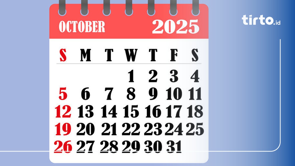 Kalender Jawa Oktober 2025 Lengkap dengan Pasaran dan Wetonnya