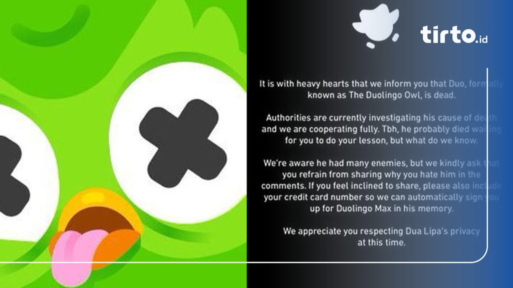 Viral Maskot Duolingo Meninggal Dunia, Apa Penyebabnya?