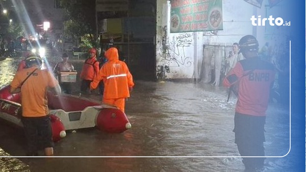 BNPB: Ribuan Rumah Terendam Akibat Banjir di Tangerang & Tangsel