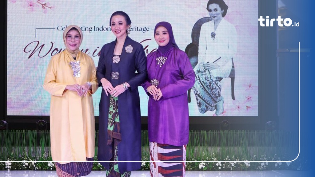 Di Catwalk, Istri Mensos dan Wamensos Kompak Berkebaya Nusantara