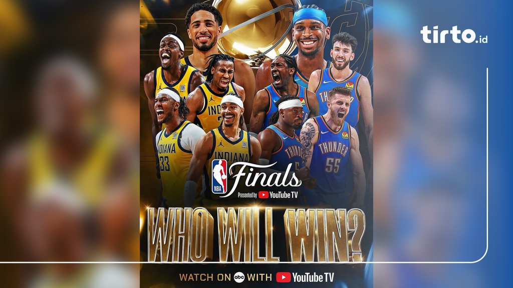 Jadwal Lengkap NBA Finals 2025 Thunder vs Pacers Live di Mana?