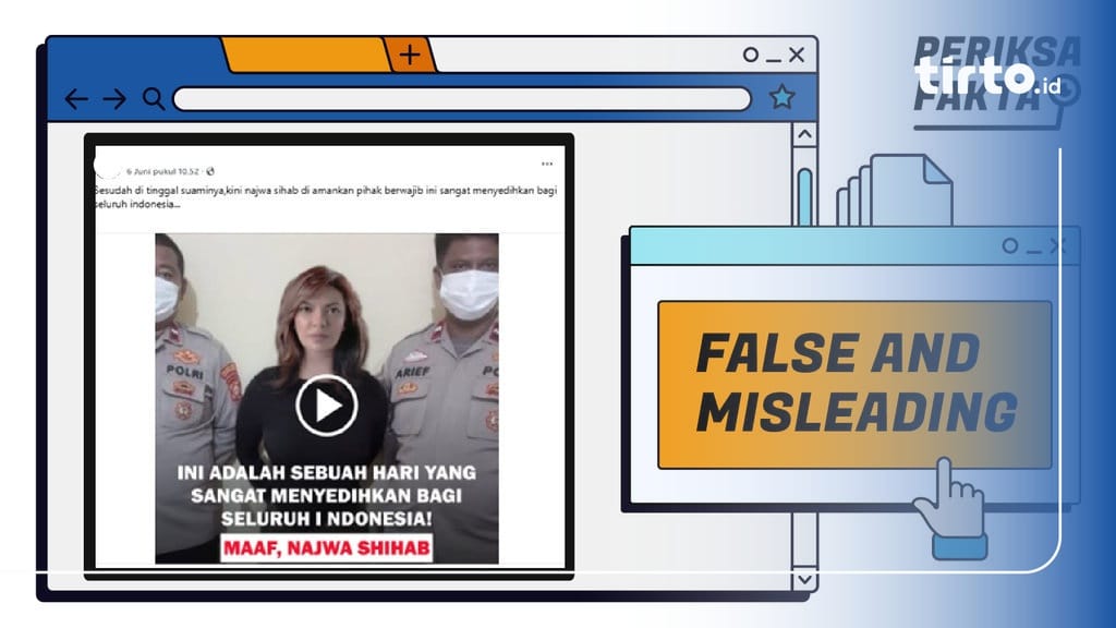 Hoaks Foto Najwa Shihab Ditangkap Polisi