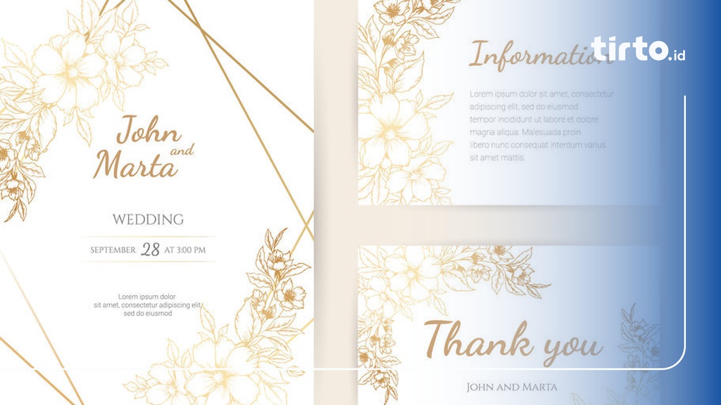 5 Contoh Isi Undangan Pernikahan