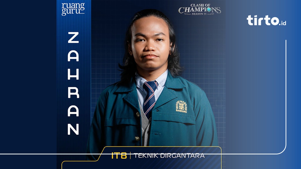 Profil Zahran Nizar Clash of Champions Season 2, IPK, dan IG