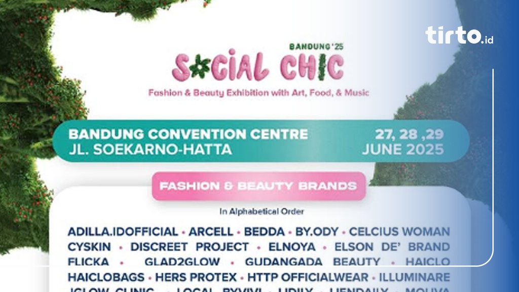 Rundown Social Chic 2025 Bandung dan Info Penukaran Tiket