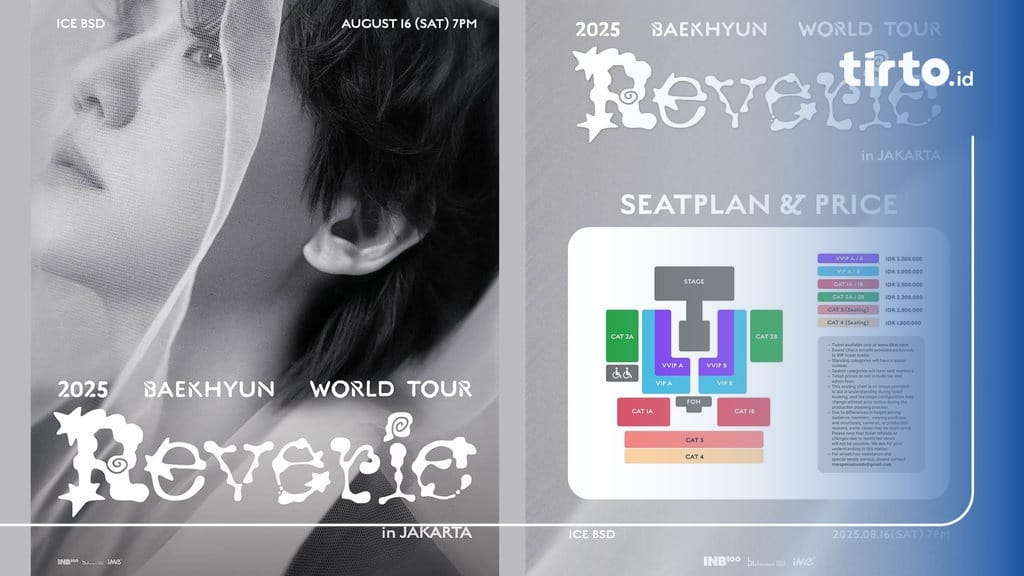Link & Harga Tiket Konser Baekhyun EXO di Jakarta 2025