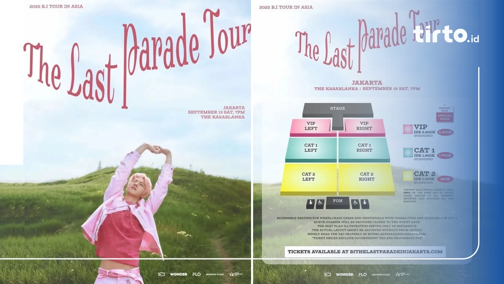 Rundown Konser B.I TOUR: The Last Parade Tour in Jakarta 2025