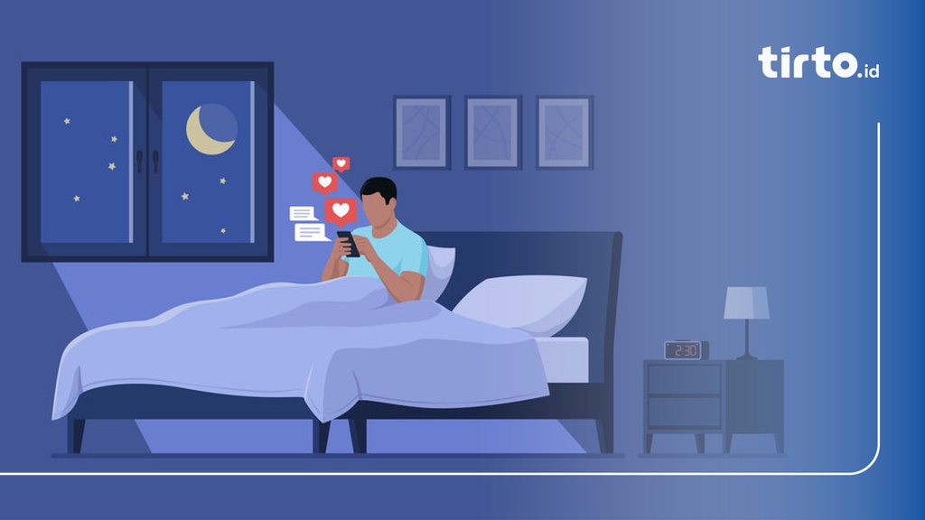 Sinar Biru di Gawai Bukan Alasan Anda Susah Tidur