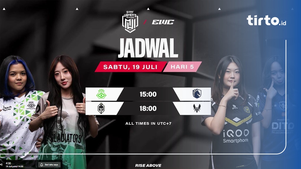 Hasil Grand Final MWI MLBB EWC 2025 Vitality vs Gaimin: Juara!