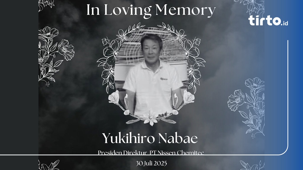 Sosok Yukihiro Nabae Bos Nissen Chemitec yang Tewas Kecelakaan