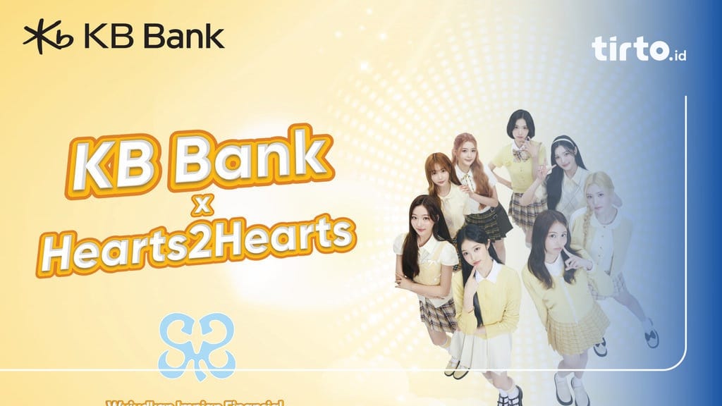 KB Bank Gandeng Girl Group Hearts2Hearts Jadi Brand Ambassador