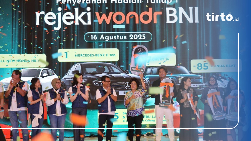 BNI Serahkan Hadiah Tahap I Rejeki wondr, Ada Lagi Februari 2026