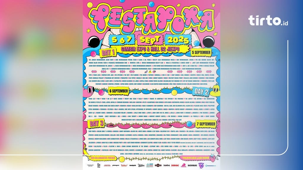 Rundown Pestapora 2025 & Pembagian Stage: Start Jam Berapa?