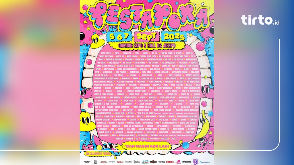 Harga Tiket Pestapora 2025, Jadwal Penukaran, & Line-up