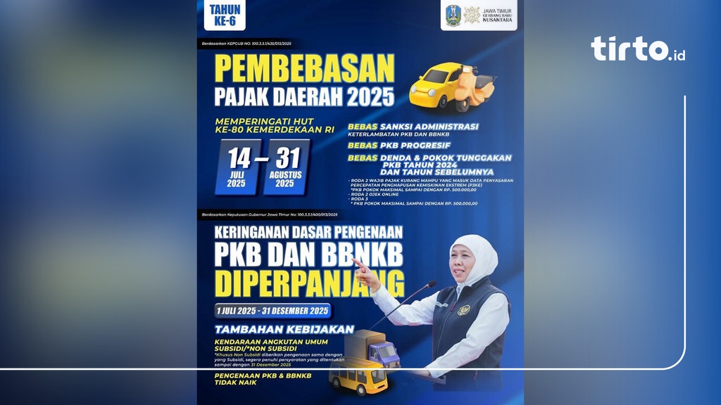 Pemutihan Pajak Kendaraan Surabaya 2025 Sampai Kapan? Cek Syarat