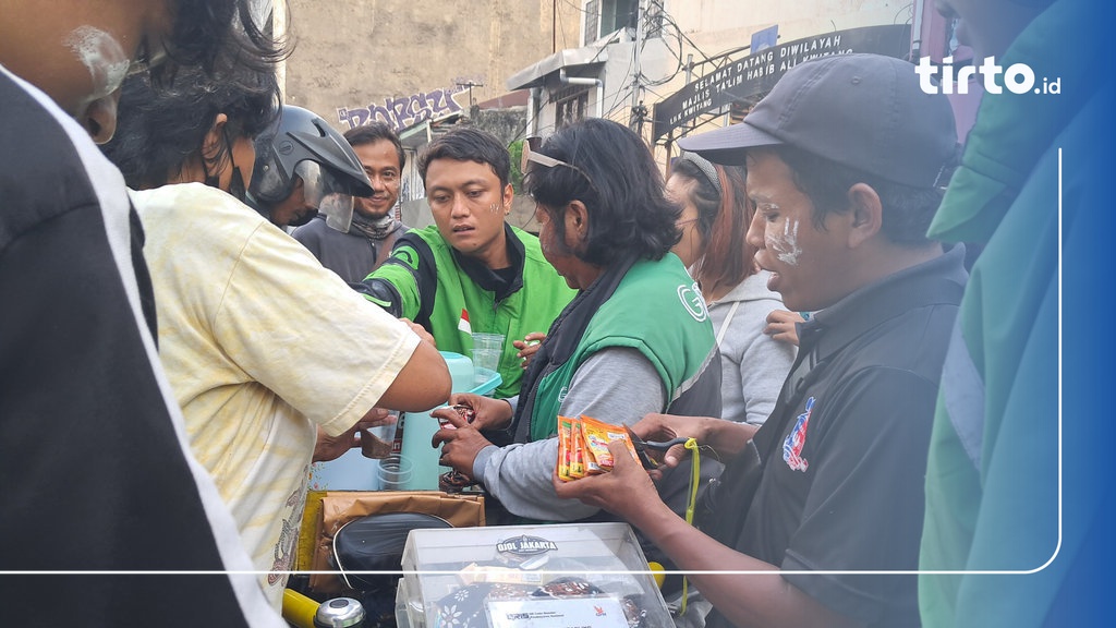 Meraup Cuan saat Demo Solidaritas Affan Kurniawan di Kwitang